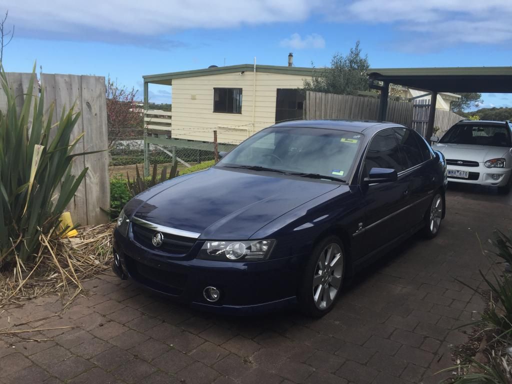 HBD VZ Calais Vespers blue, LS1 conversion underway | Just Commodores